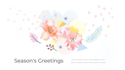 Season's Greetings Presentation Google Slides Templates