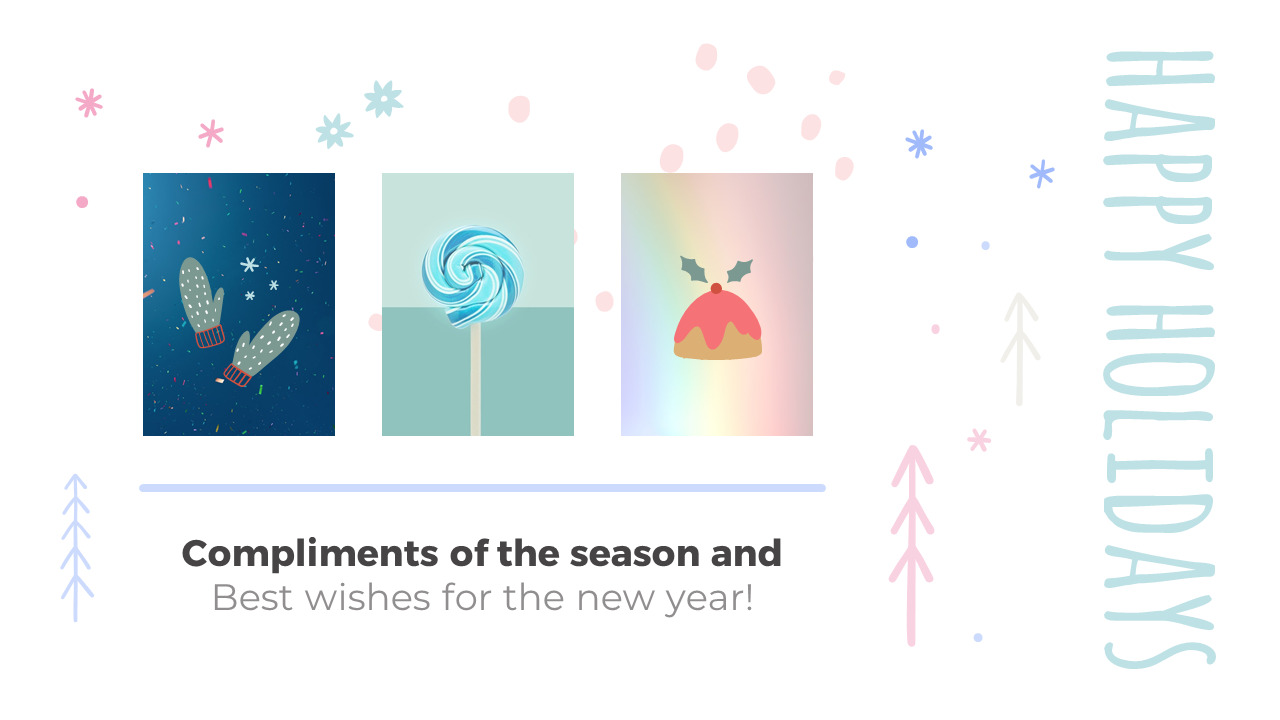 Season's Greetings Presentation Google Slides Templates