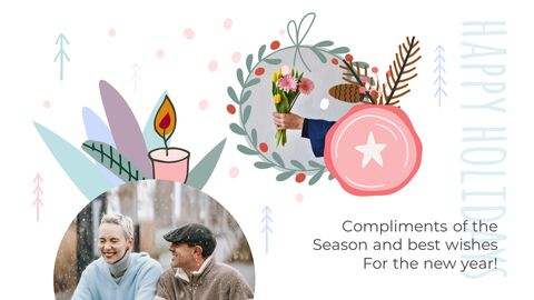 Season's Greetings Presentation Google Slides Templates