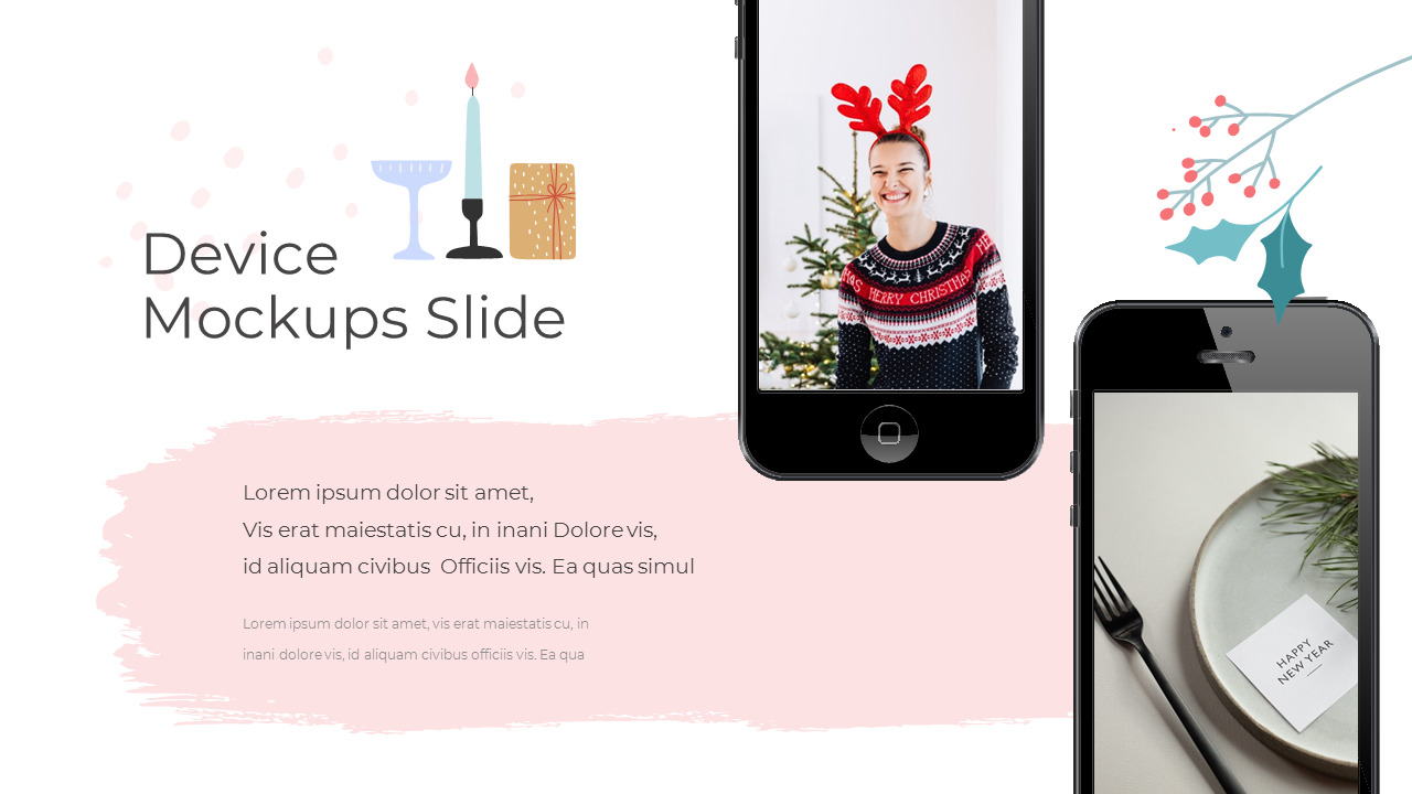 Season's Greetings Presentation Google Slides Templates
