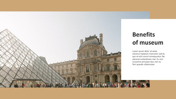 Museum Google Slides Template Diagrams Design