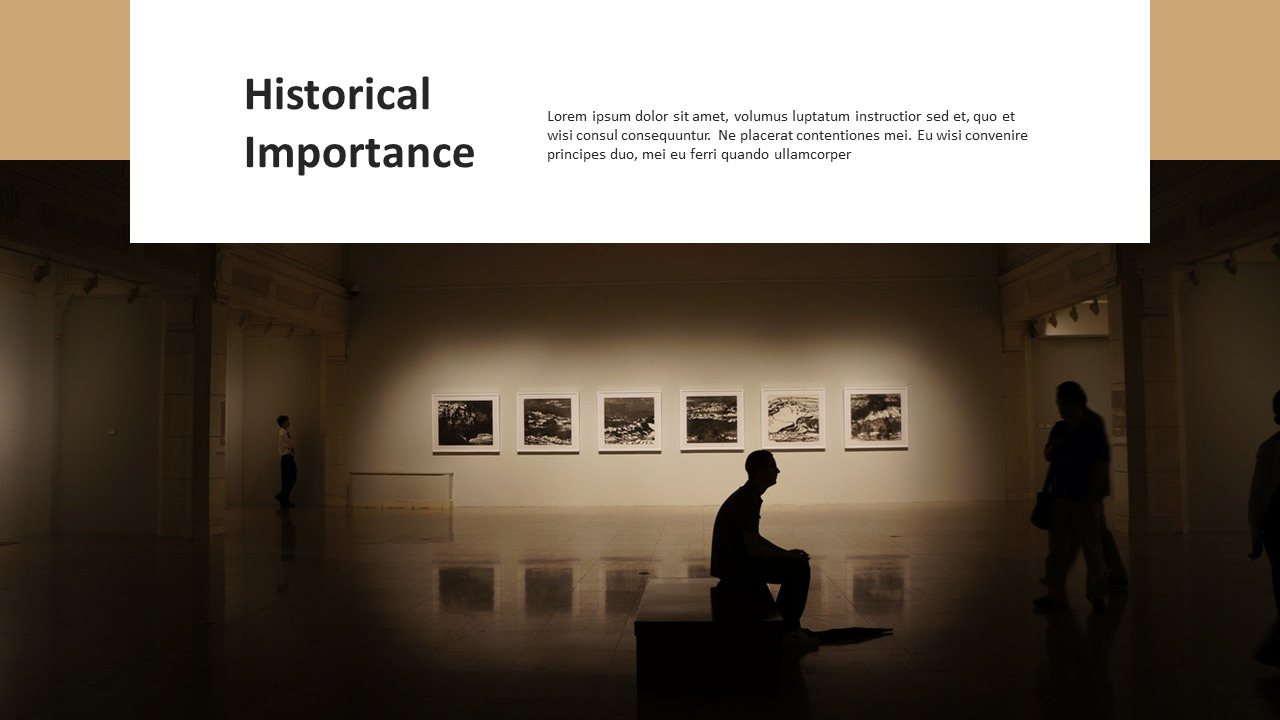 Museum Google Slides Template Diagrams Design