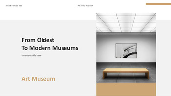 Museum Google Slides Template Diagrams Design