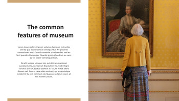 Museum Google Slides Template Diagrams Design