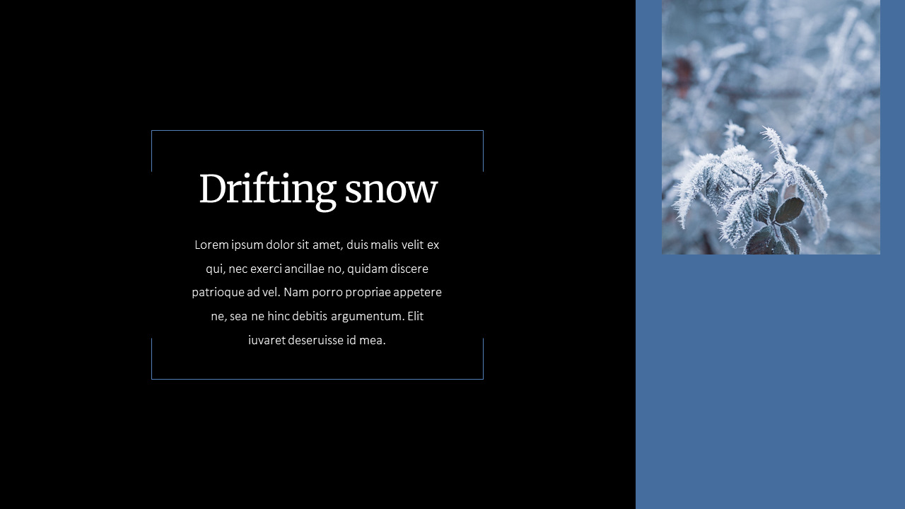 Snow Easy Google Slides Template|Lifestyle
