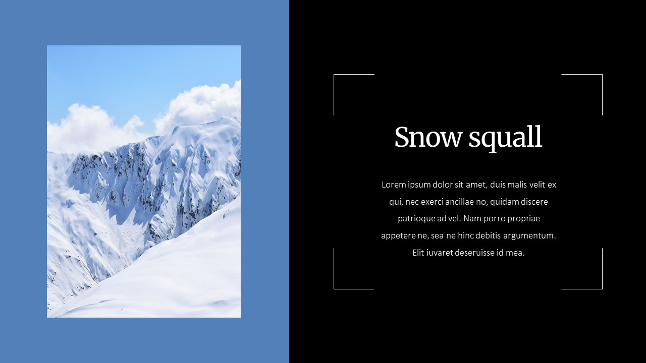 Snow Easy Google Slides Template|Lifestyle