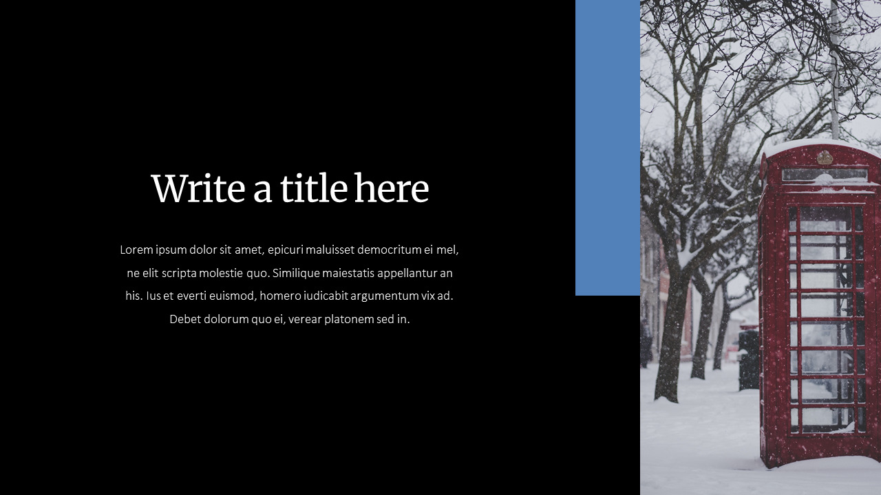 Snow Easy Google Slides Template|Lifestyle