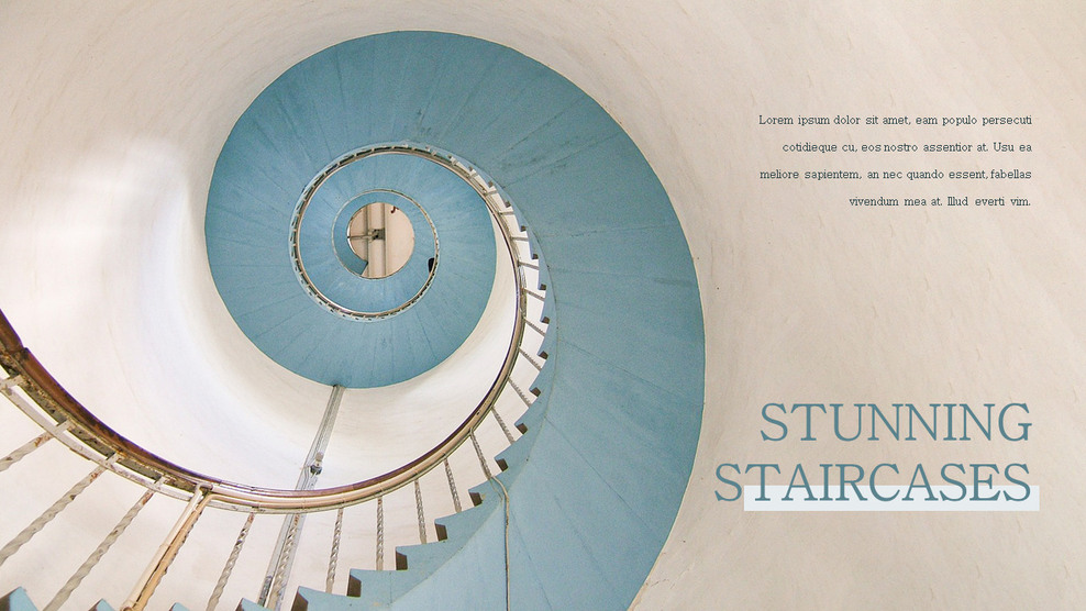 The Art of Stair presentation slide design|Lifestyle|Google