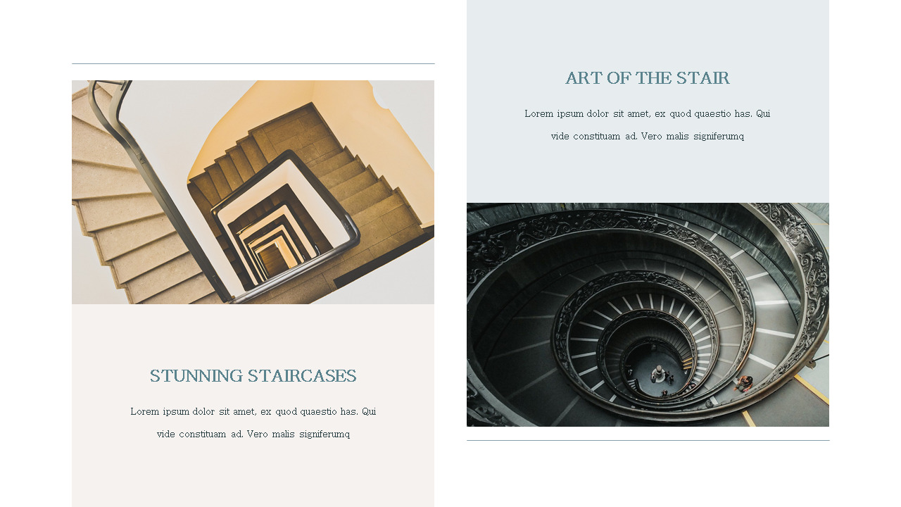 The Art of Stair presentation slide design|Lifestyle|Google