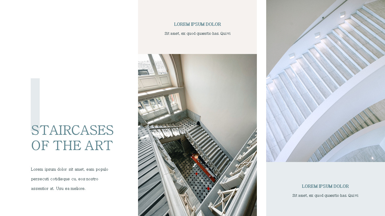 The Art of Stair presentation slide design|Lifestyle|Google