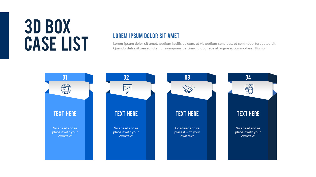 Business Project Simple PowerPoint Template Design