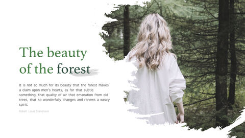 Forest Multipurpose Presentation Keynote Template