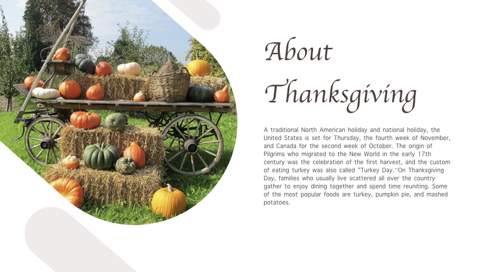 Thanksgiving Day Keynote Design