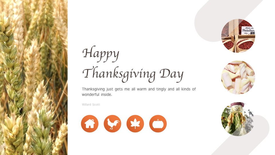 Thanksgiving Day Keynote Design