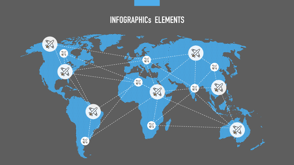 World Map Keynote Design
