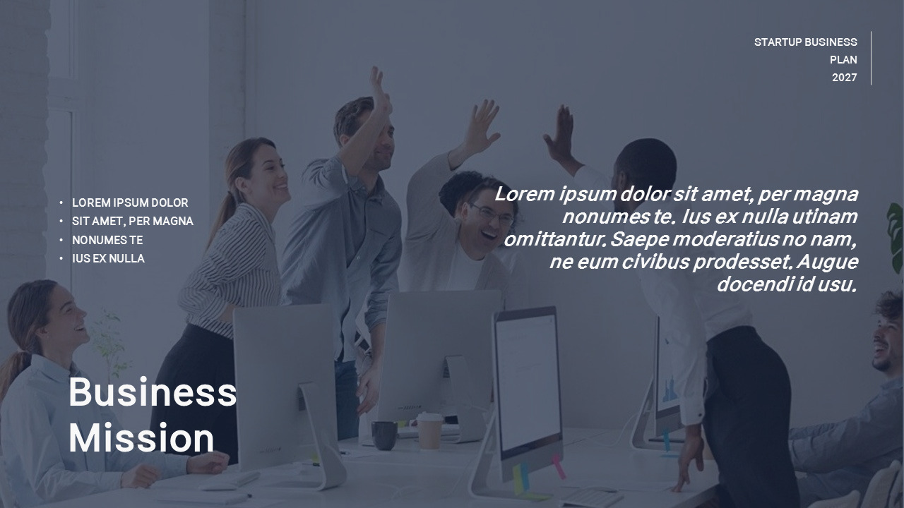 Startup Business Plan Slide PPT