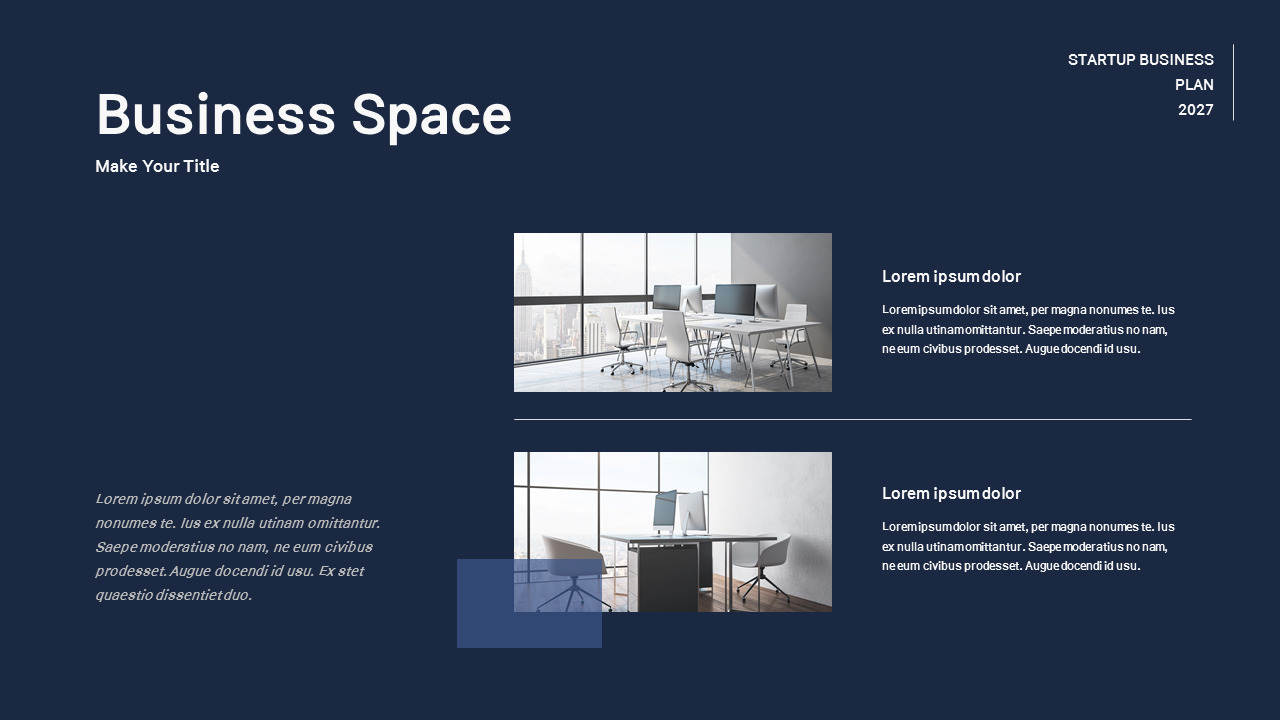 Startup Business Plan Slide PPT