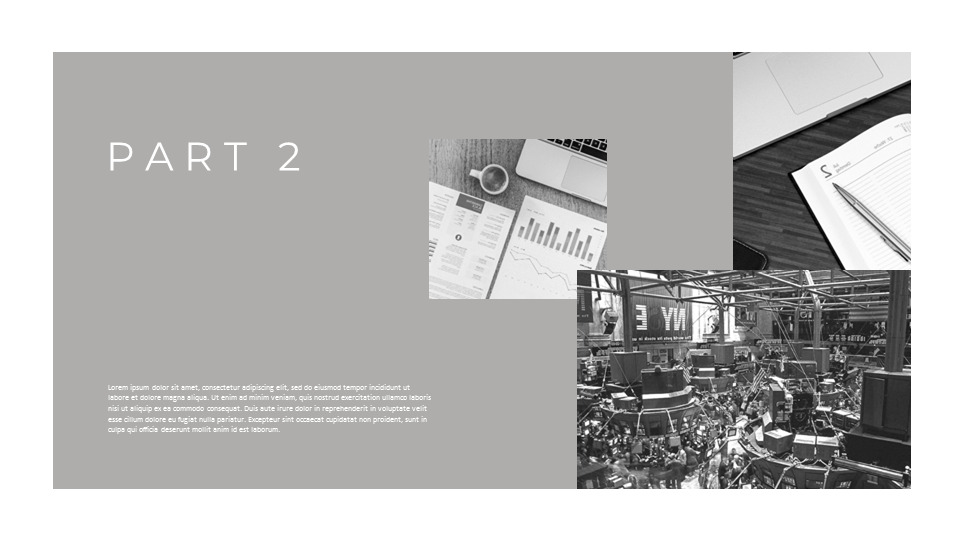 FINANCE presentation slide