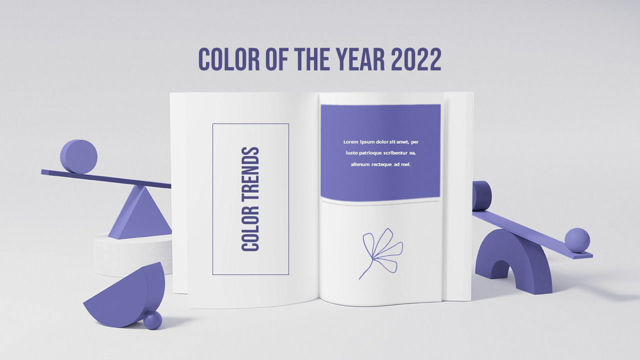 Color of the Year 2022 PowerPoint Templates for Presentation