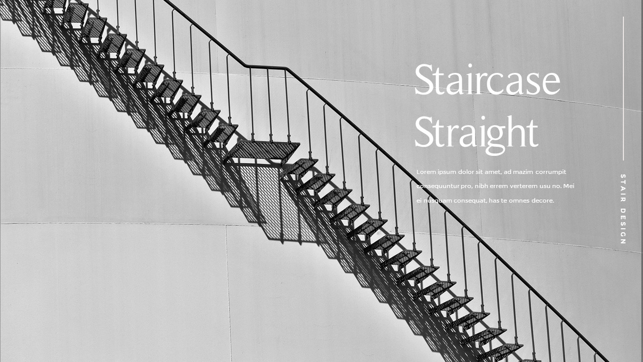 Stairs Design Startup PPT Templates|Construction