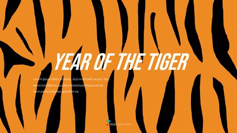 Year of the Tiger PowerPoint Format|Lifestyle|Templates