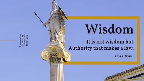 Theme Slides Free Template - Wisdom