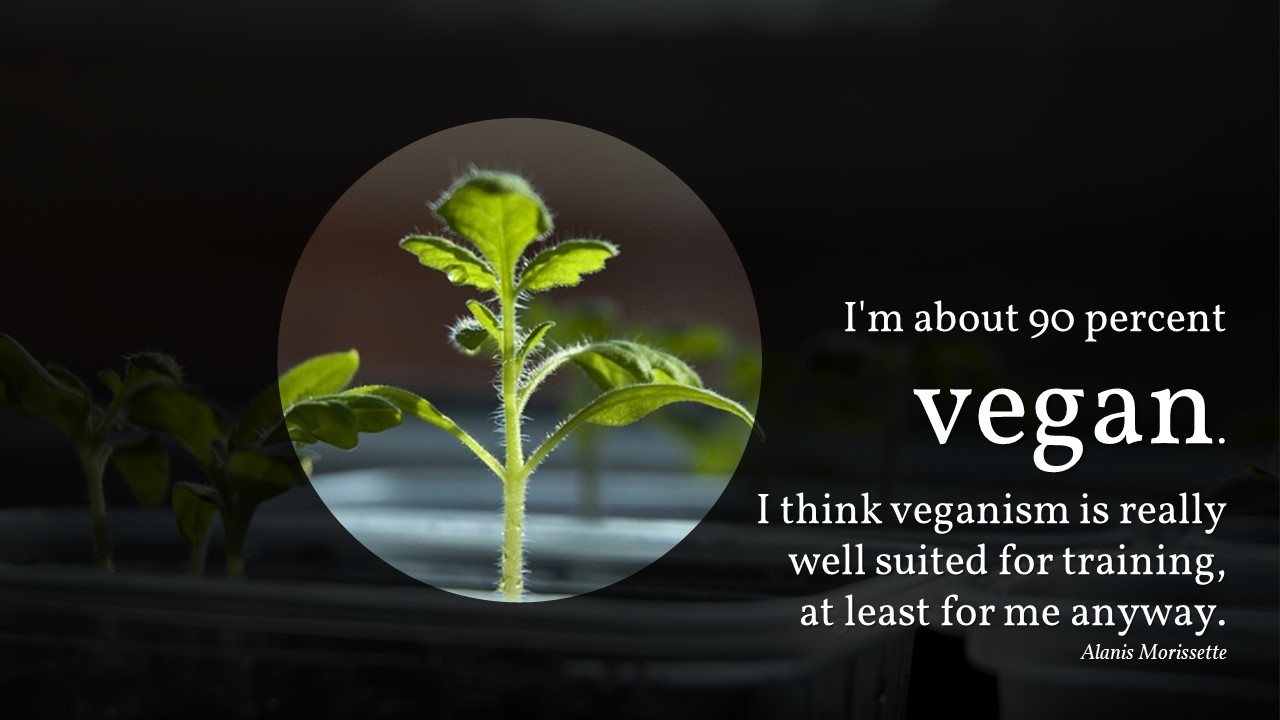 Vegan - Theme Slides Kostenlose Vorlage
