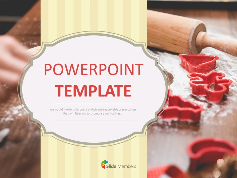 Cookie Made with Love - Free Powerpoint Template