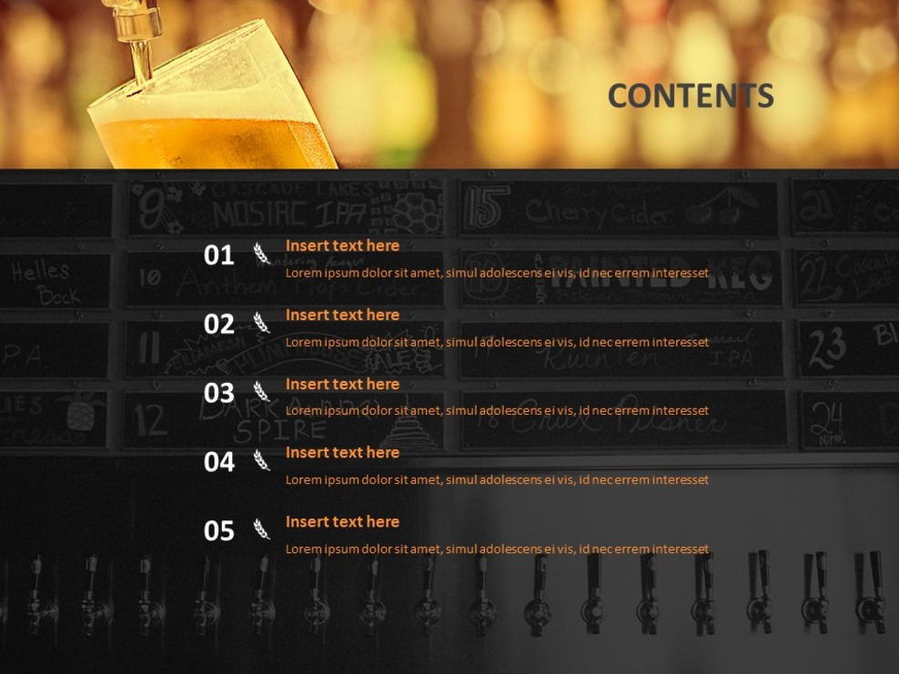 Modello di design gratuito - Scheda Birra Artigianale