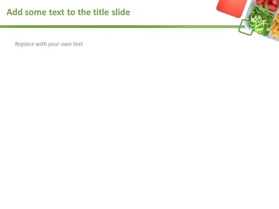 Free Powerpoint Sample - Hand-Made Lunch Box