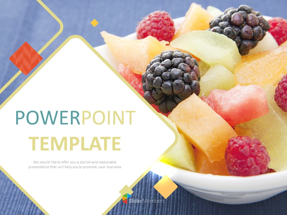 Free PPT Template - Fruit Punch