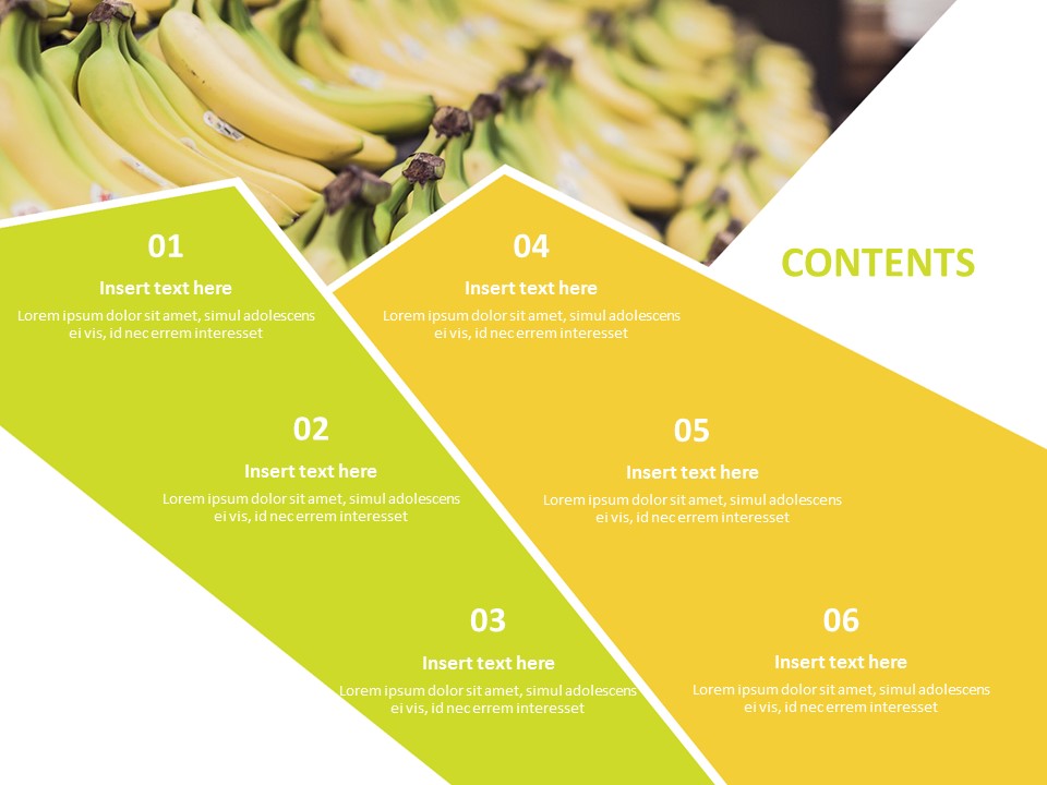Free Presentation Templates - Yellow Banana