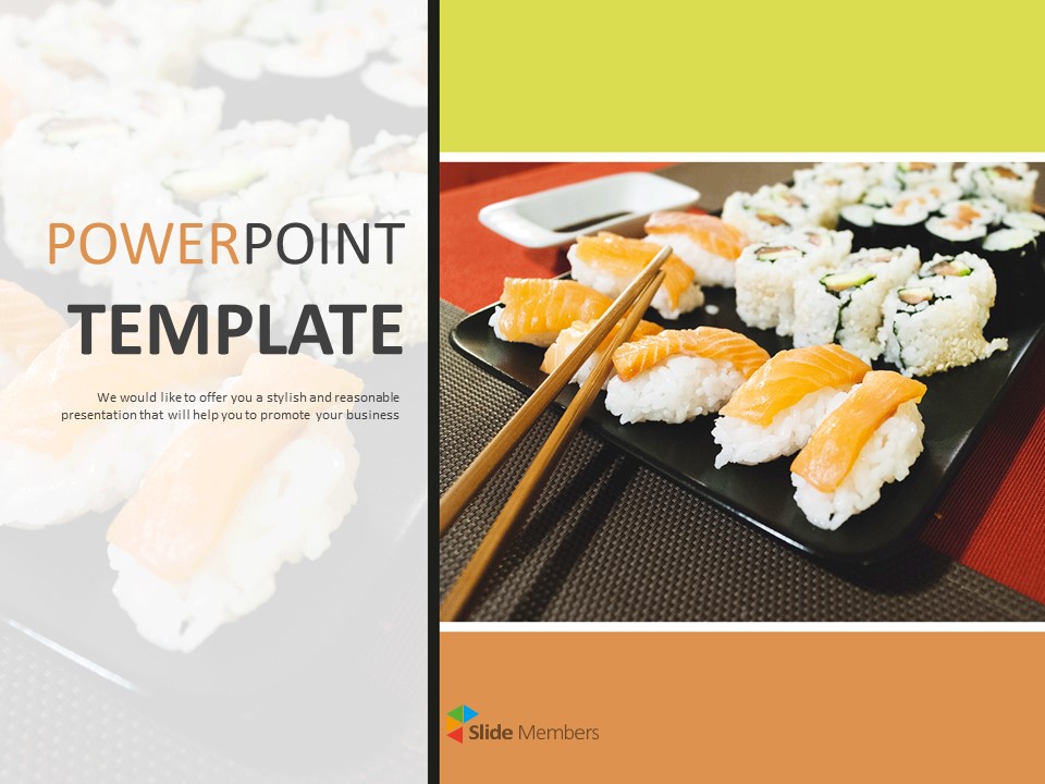 Free Template Design - Japanese Sushi