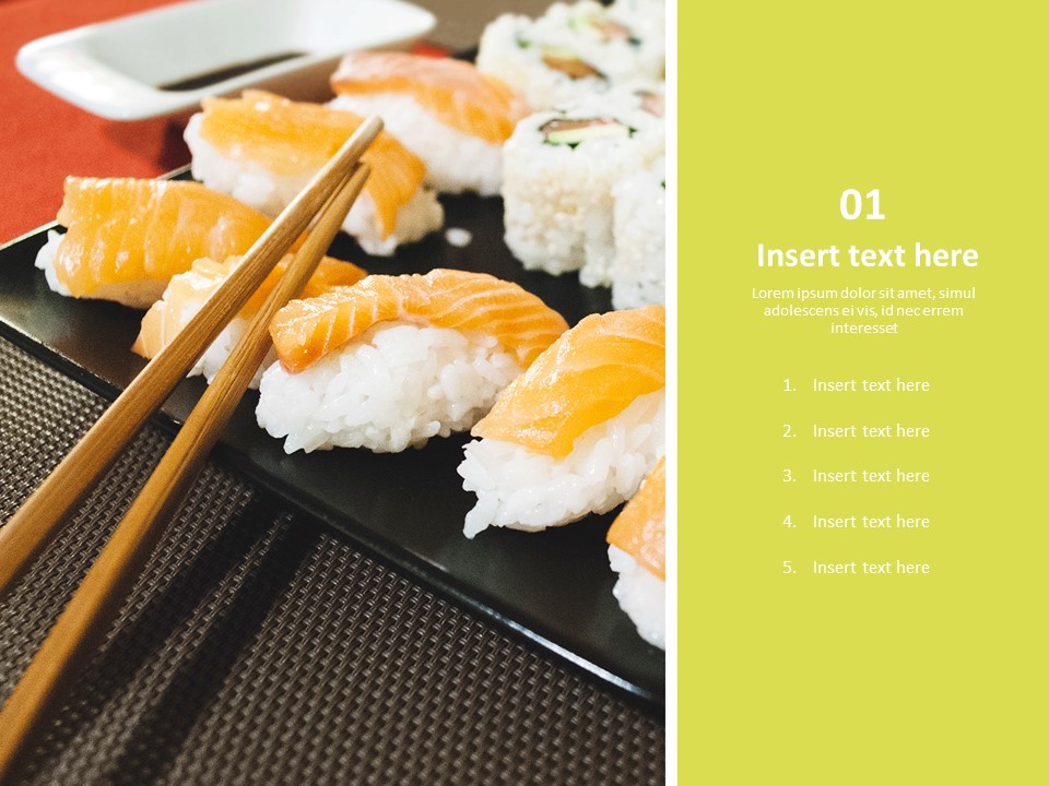 Free Template Design - Japanese Sushi