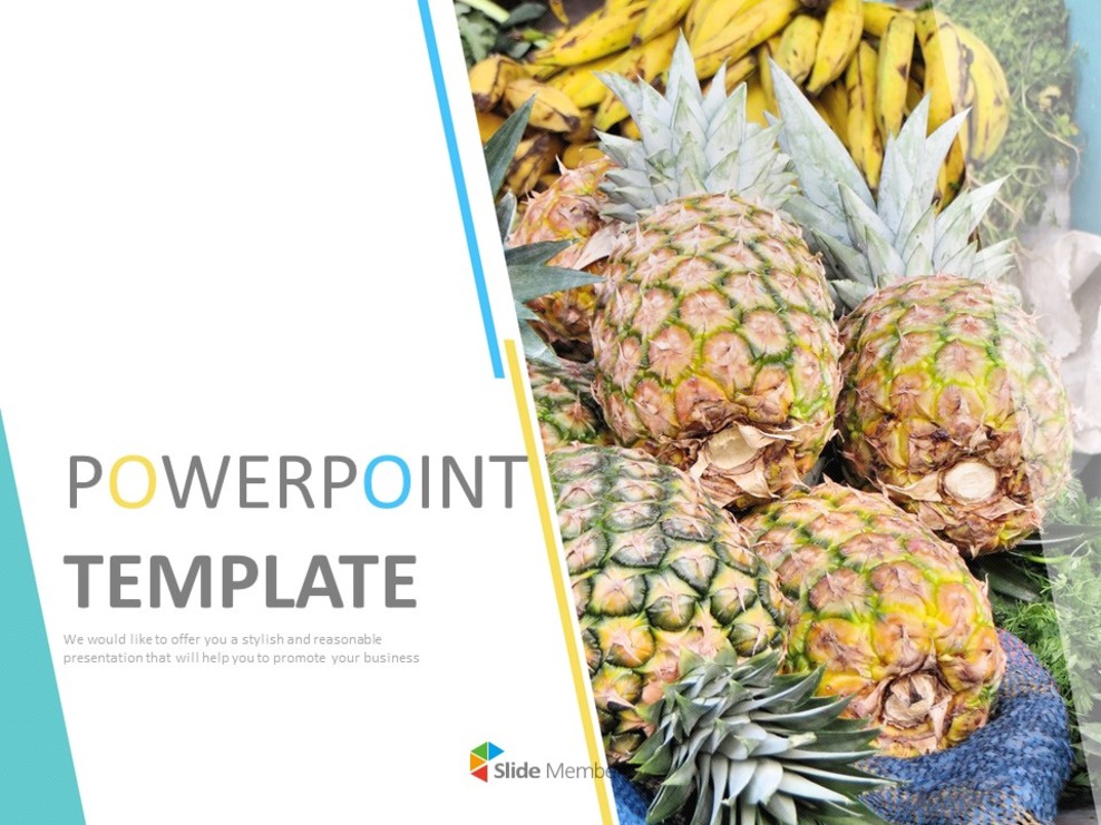 Free Template Design - Pineapples