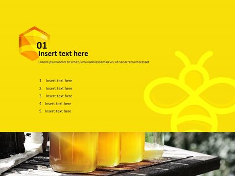 Hive and Honey - Free Powerpoint Template