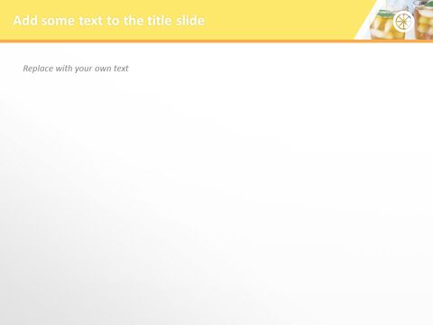 Limonade - Kostenloses Powerpoint Templates Design