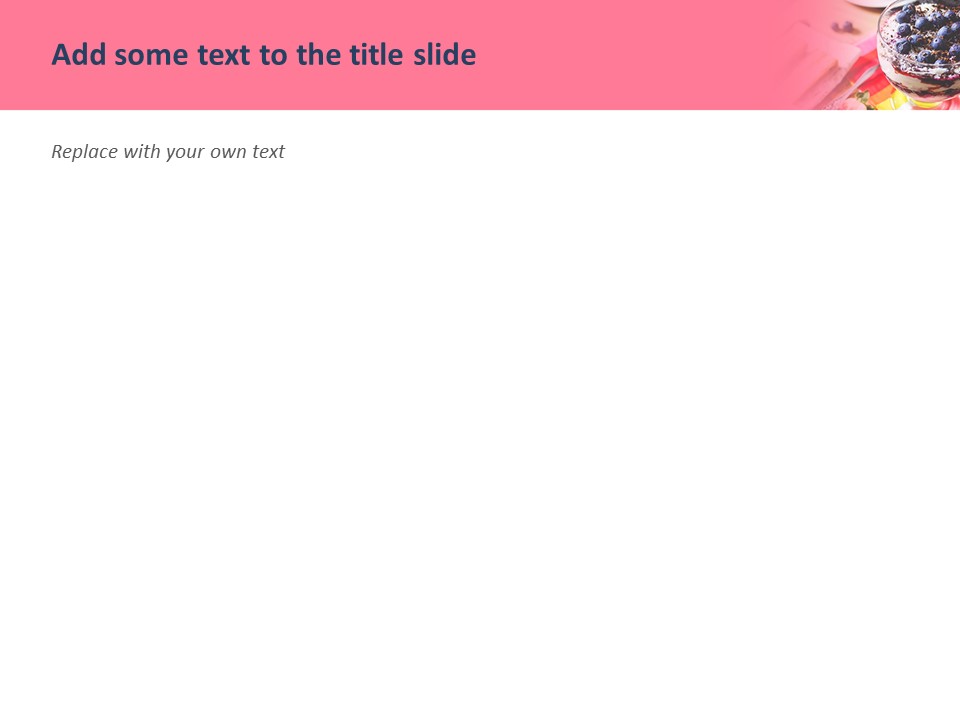 Sweet Dessert - Free Template Design