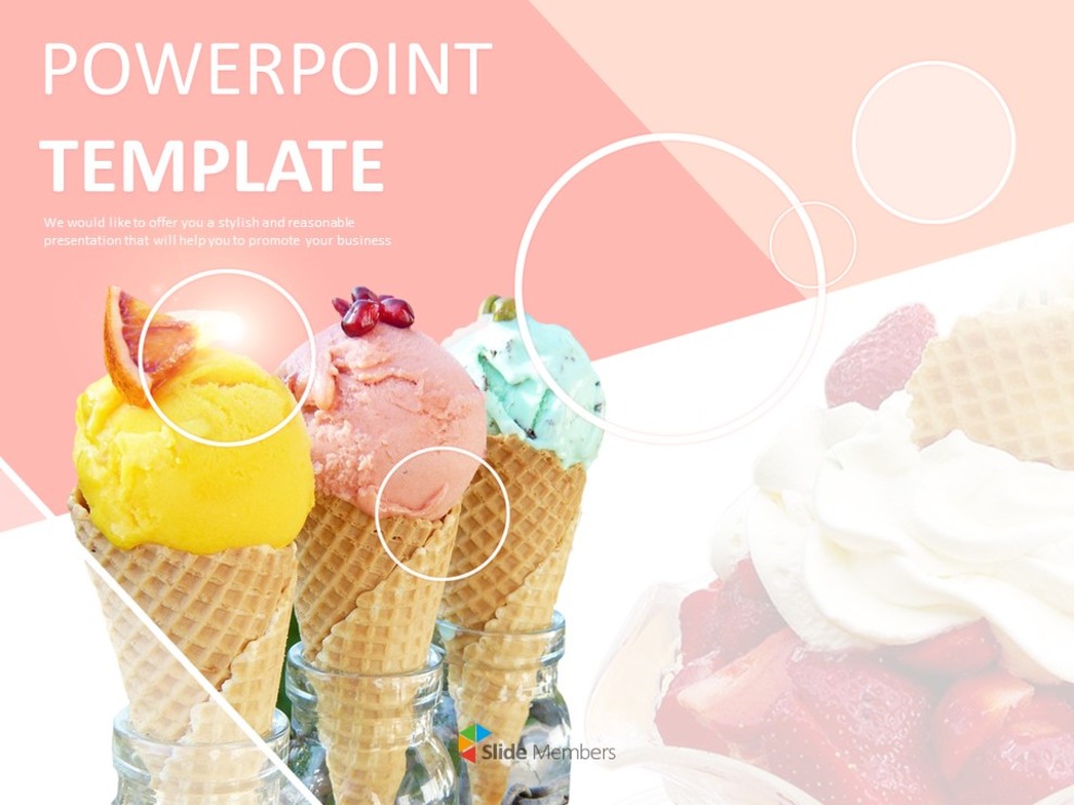 Ice Powerpoint Template Theme Ice Cube PowerPoint Template