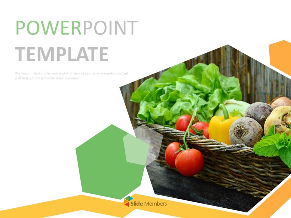 Vegetable Template Layout