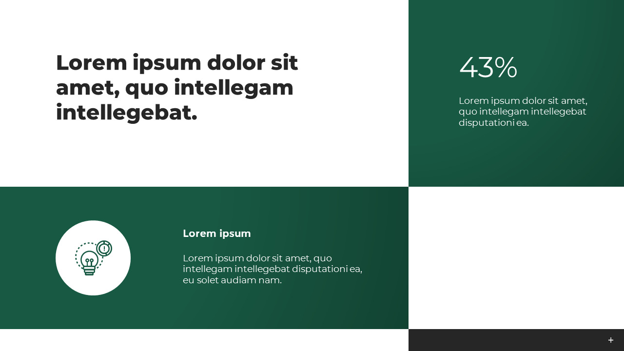 Business Project Minimal presentation slide design