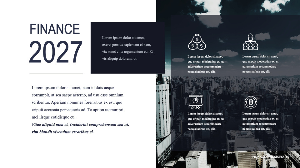 Finance Keynote Presentation Template