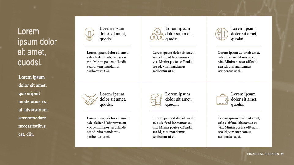 Finance Keynote Presentation Template