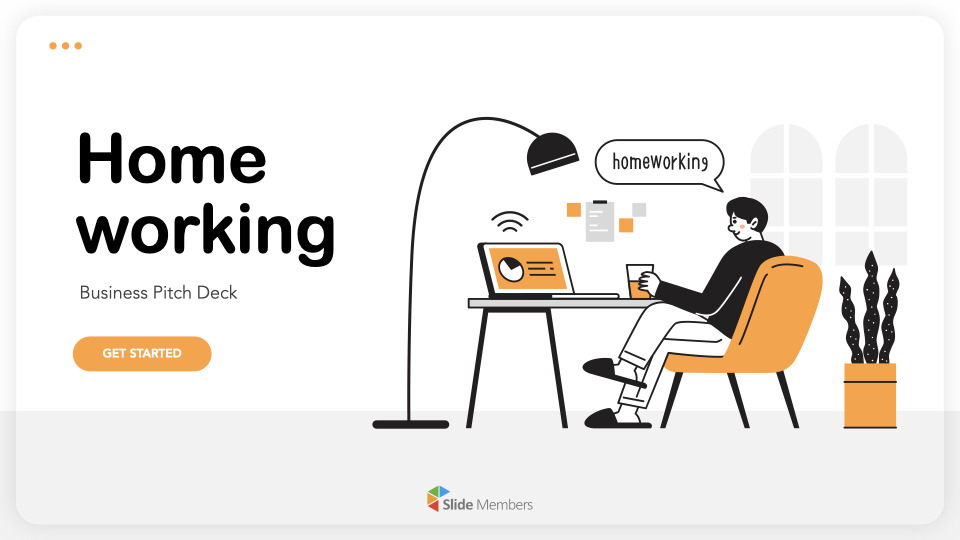 Home Working Business slides presentation