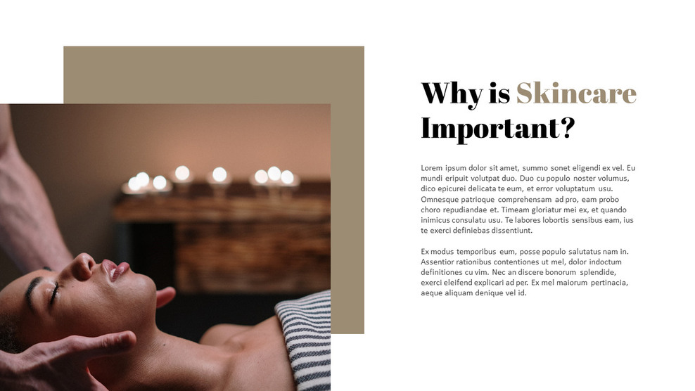 Skincare Simple Slides Design|Business|Google