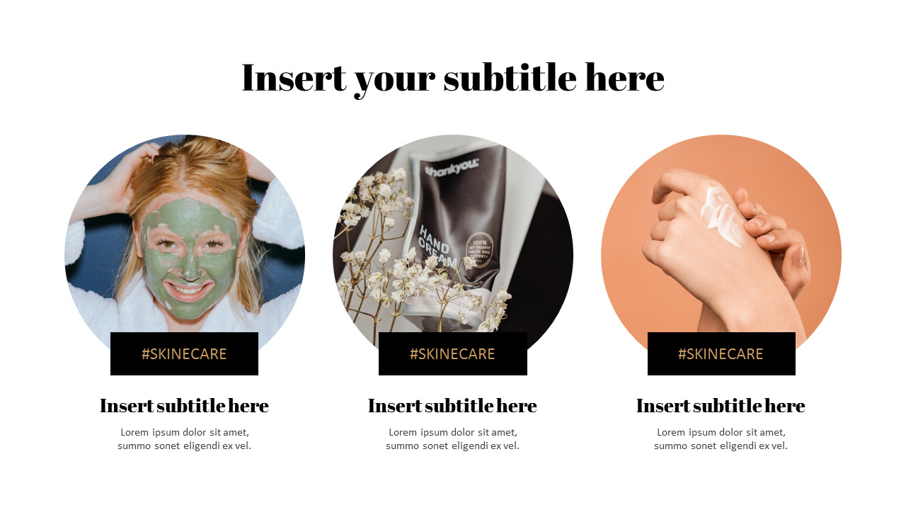 Skincare Simple Slides Design|Business|Google