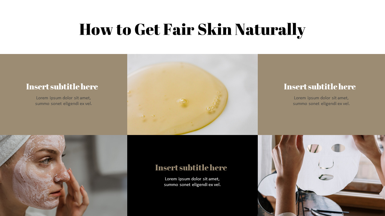 Skincare Simple Slides Design|Business|Google
