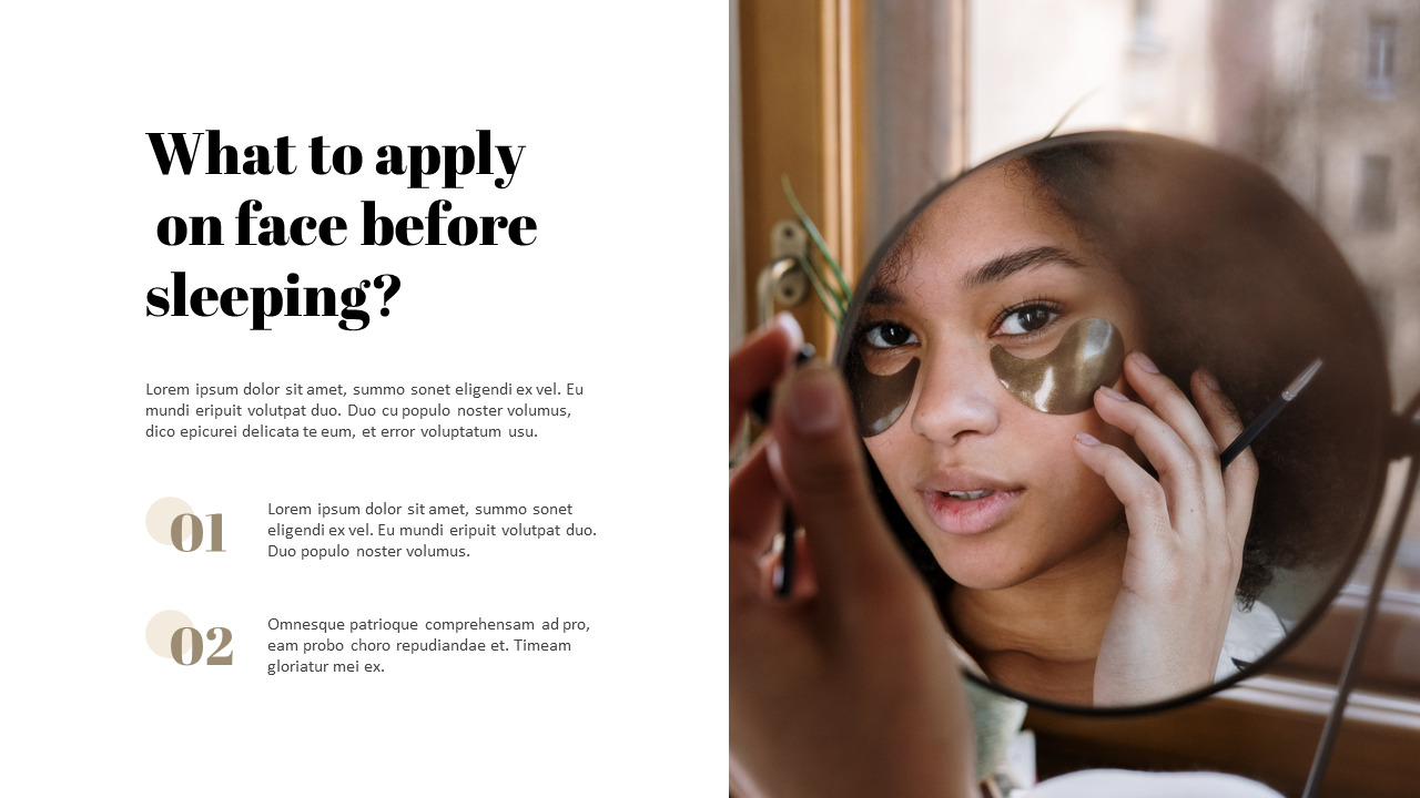 Skincare Simple Slides Design|Business|Google