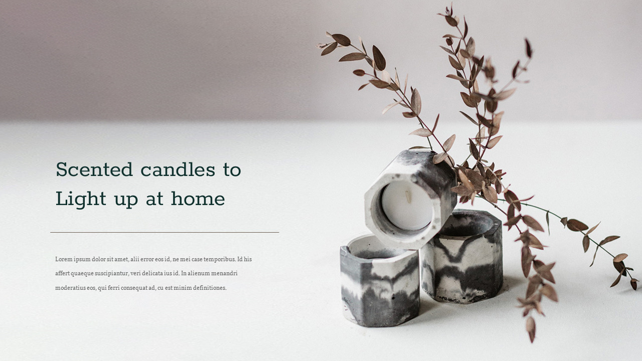 Scented Candles Google Slides Themes & Templates|Lifestyle