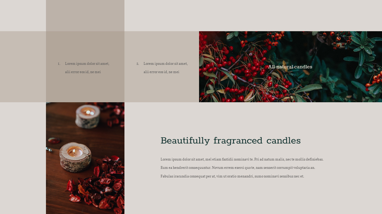 Scented Candles Google Slides Themes & Templates|Lifestyle